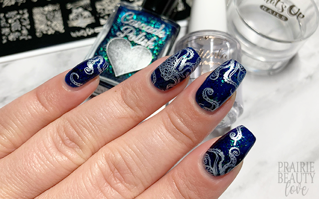 NAIL ART: Under The Sea Octopus Nails - Prairie Beauty