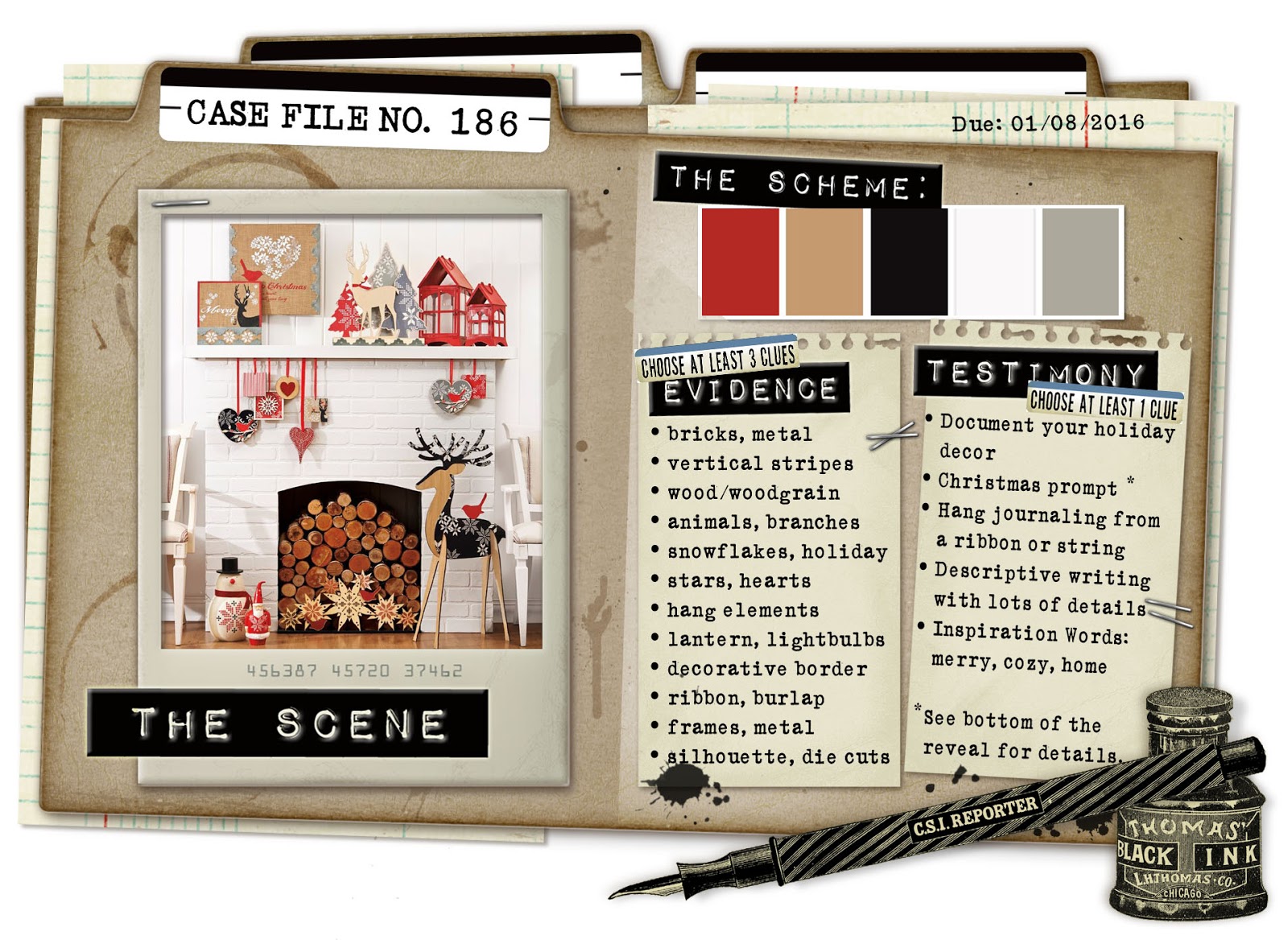 Little Scraps of Magic: This is Why {CSI Case File No. 186}