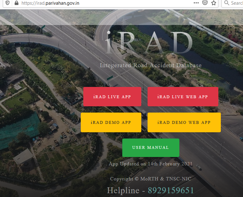 IRAD - Integrated Road Accident Database