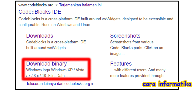 OpenGL - Cara Instal dan Pemasangan Glut di Codeblocks