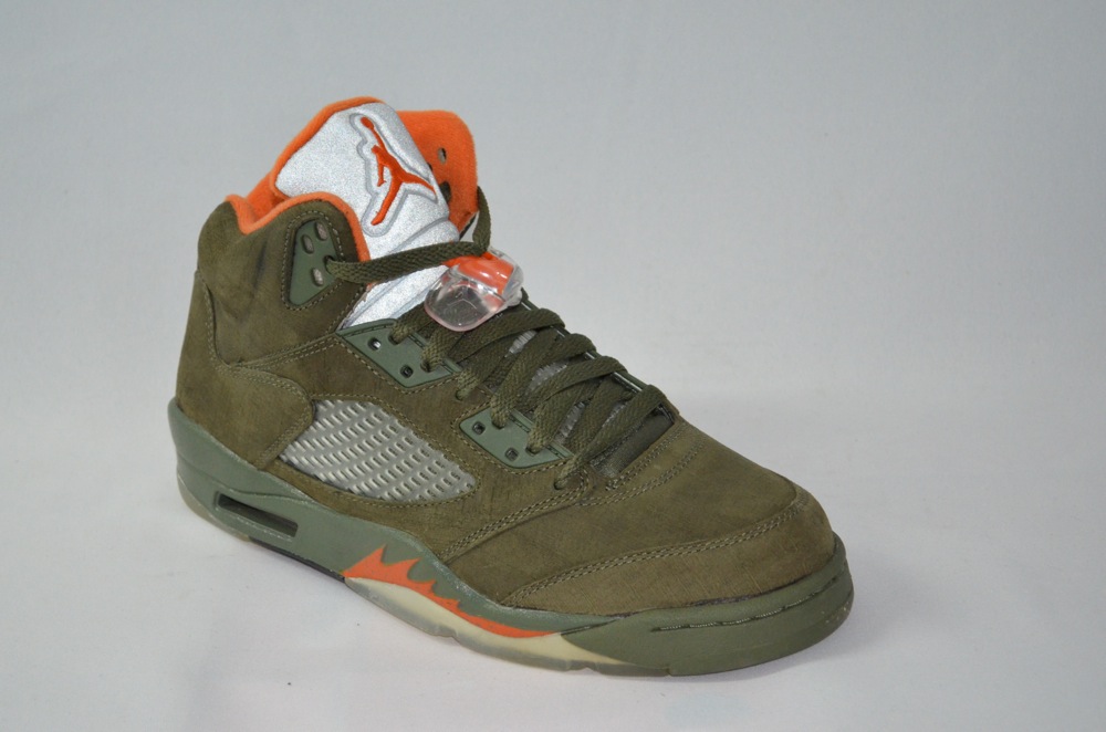 CC: Air Jordan 5 Retro LS "Army Olive - UNDFTD" 314259-381