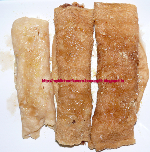 My Kitchen Flavors - Bon Appetit!: Sweet Aappam Rolls(Surul Aappam)