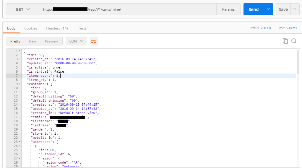 Magento 2 Rest Api Cart Flow