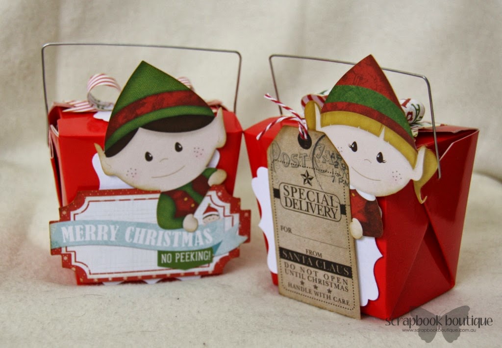 Scrapparazzi: Christmas Noodle Box Tutorial