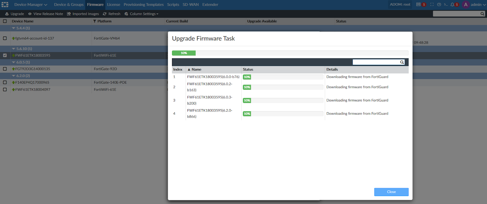 Blog Técnico FORTINET: FortiManager: Actualización Automática de ...