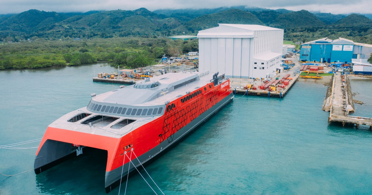 Austal Philippines Launches Biggest Ferry Ever Made In Cebu City ...