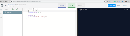 Emanuel Goette, alias Crespo: repl.it, Una super IDE online