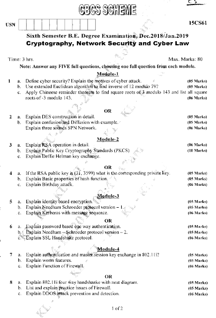 Visvesvaraya Technological University B.E. COMPUTER SCIENCE (CBCS ...