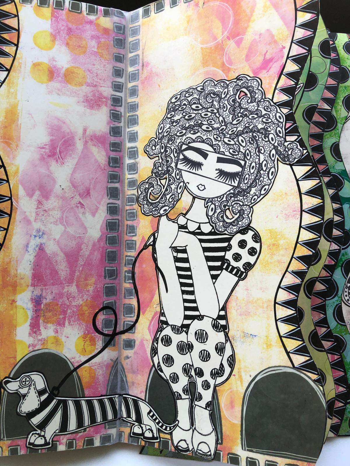 Dylan's Blog: Dylusions Journal Page Samples Featuring the New ...