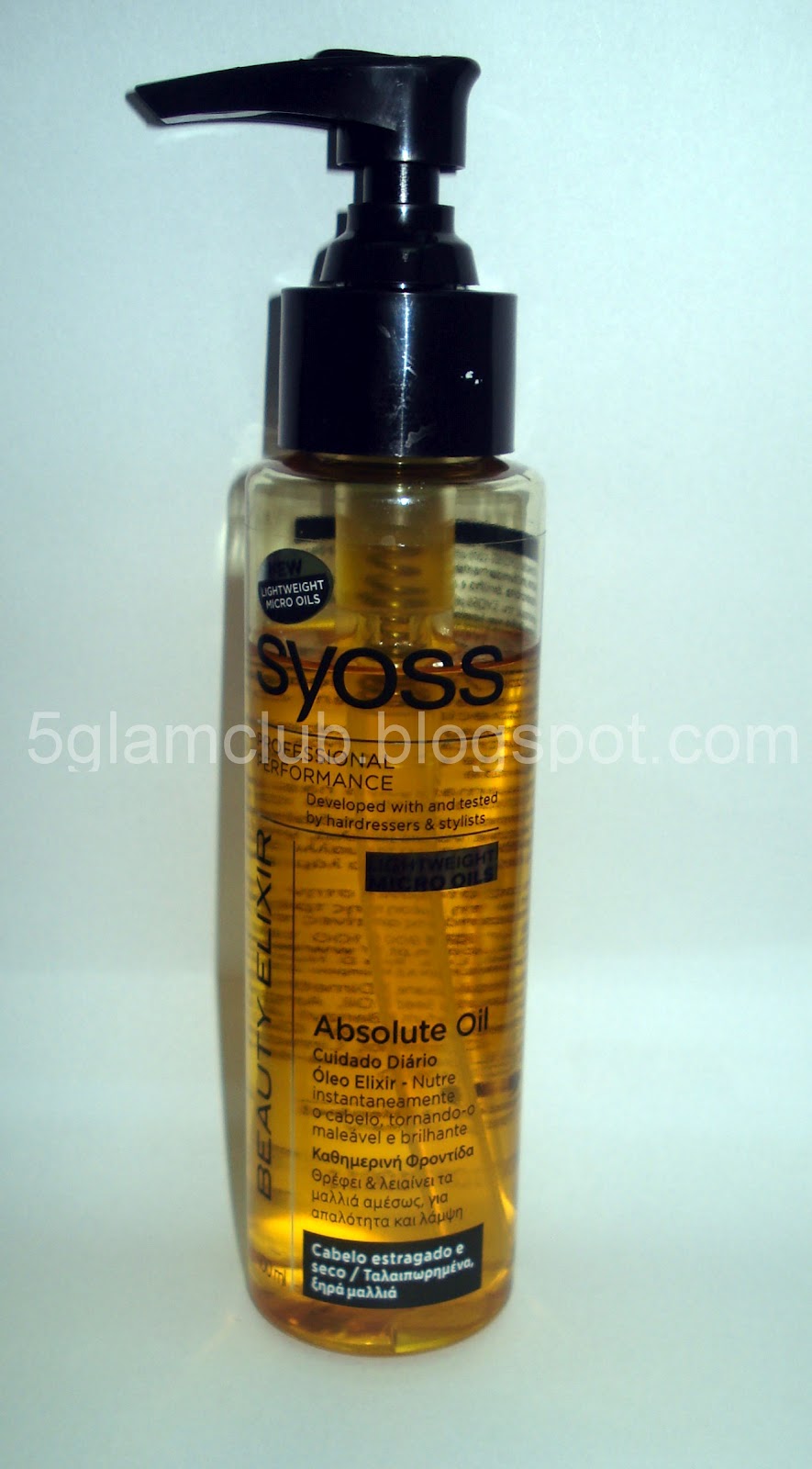 Syoss oil elixir review ! ~ Glam Club