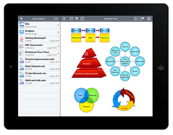 Visio Viewers for Mac, iPad and Android Tablets: Visio Viewer for iPad ...