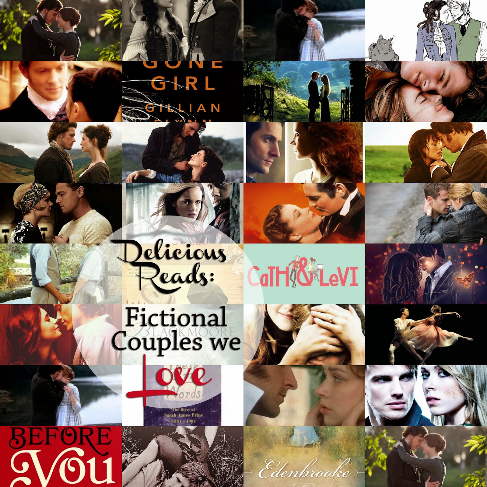 Delicious Reads: Literary Love: Famous Fictional Couples We Adore