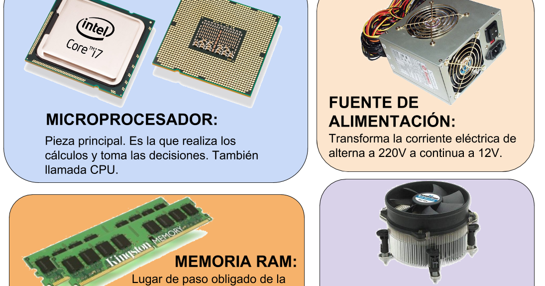 Infografía: Componentes del Hardware