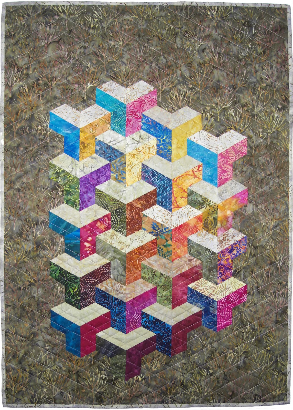 Sigrid quiltet: Inner City Quilt