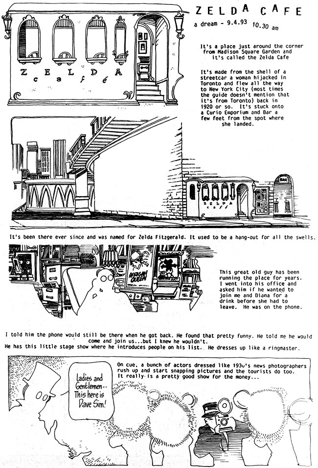 A MOMENT OF CEREBUS: Zelda Cafe