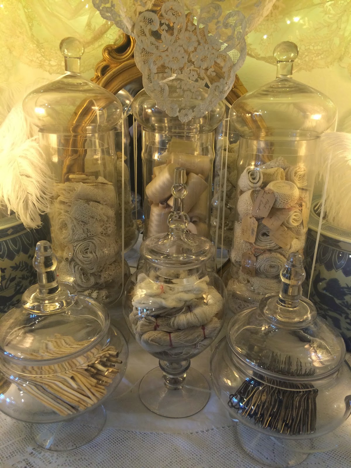 Rosemary Cathcart Antique Lace and Vintage Fashion: Sheelin Lace Shop