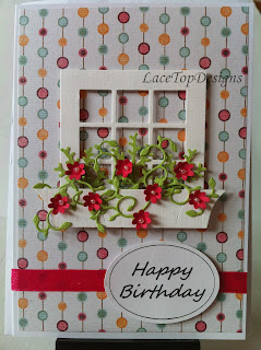 LaceTopDesigns: Window Birthday Card