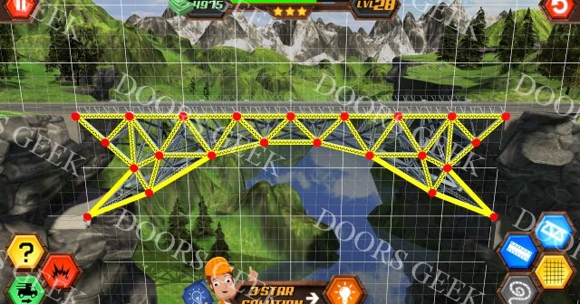 Bridge Construction Simulator [Easy] Level 28 ~ Doors Geek