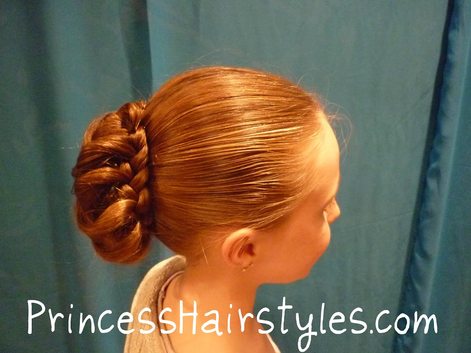 Braid Wrapped Bun | Hairstyles For Girls - Princess Hairstyles