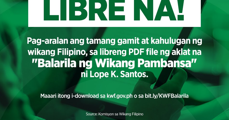 PLAI - Southern Tagalog Region Librarians Council: Free ebook: Balarila ...