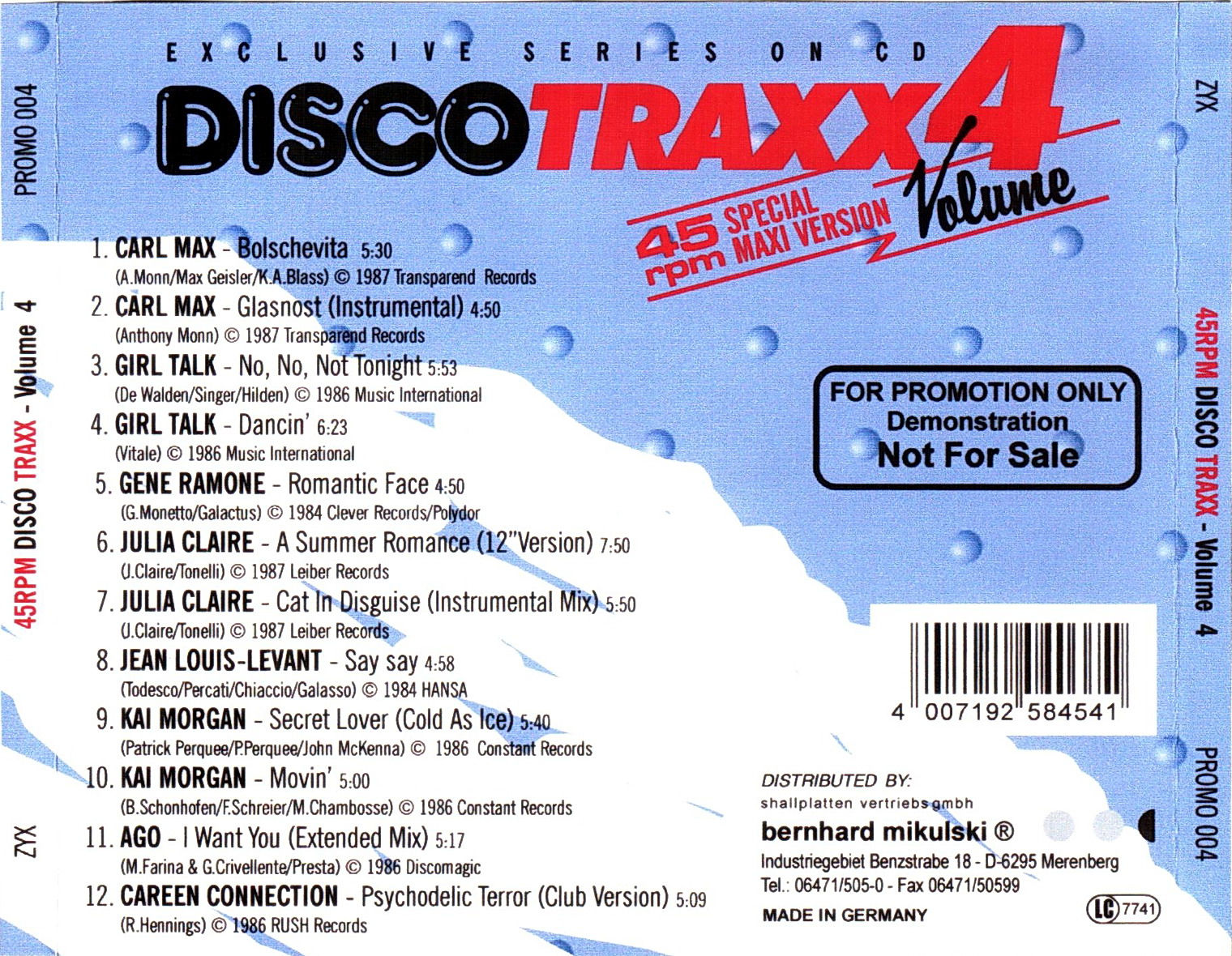 STUDIO 54 - DISCO/FUNK (DJ RAS EL SEÑOR DE LOS VINILOS) LA PANDILLA DE LA MANO FRIA: VA - 45 RPM ...