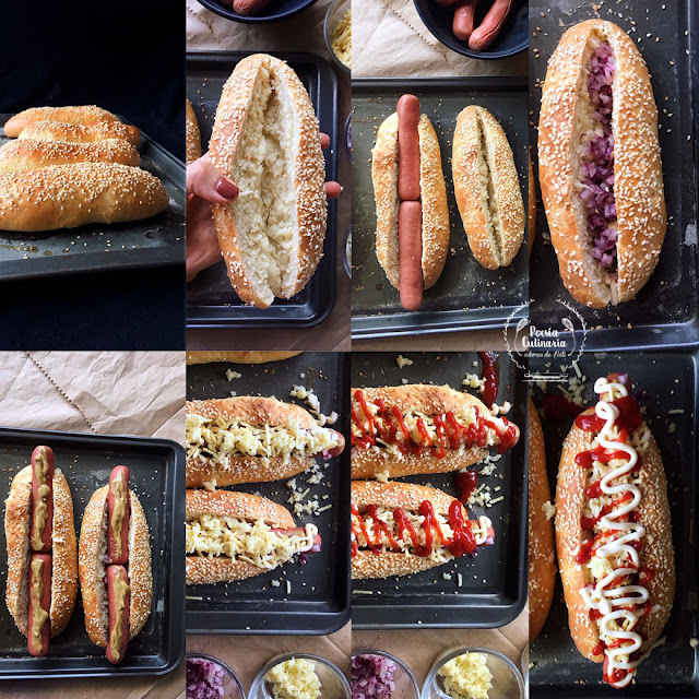 Poesía Culinaria . Sabores de Nati: Perros calientes al estilo ...