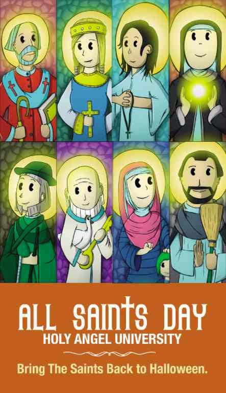 Holy Angel University Students Blog Site: ‘Stampita’ Brings Saints Back ...