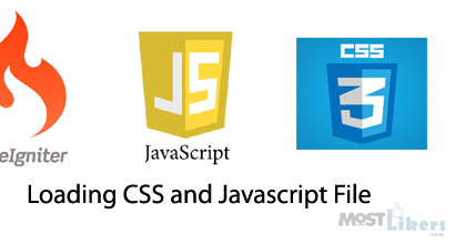 Codeigniter load CSS and Javascript files - Mostlikers