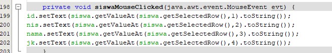 Cara melakukan Edit dan Hapus pada Netbeans