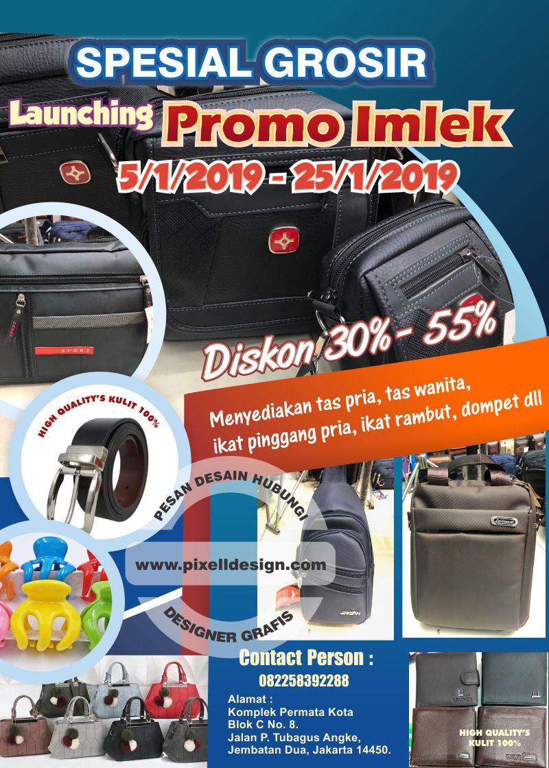 Contoh Promosi Produk Tas - edukasicontact