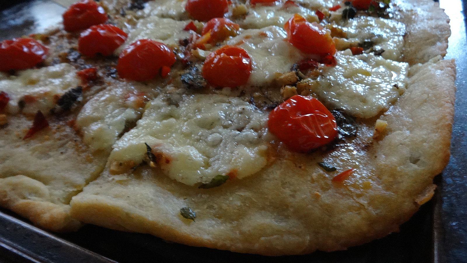 Pâte à pizza aux pommes de terre ~ Famille Pou