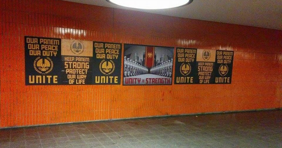 PHOTOS: Images of Propaganda Posters from 'Mockingjay' set in Berlin ...