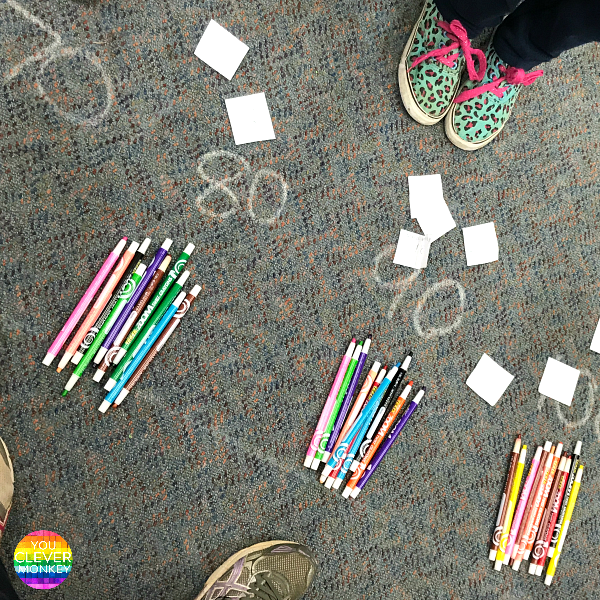 BUILDING NUMBER SENSE - MAKING AN ESTIMATION STATION | you clever monkey