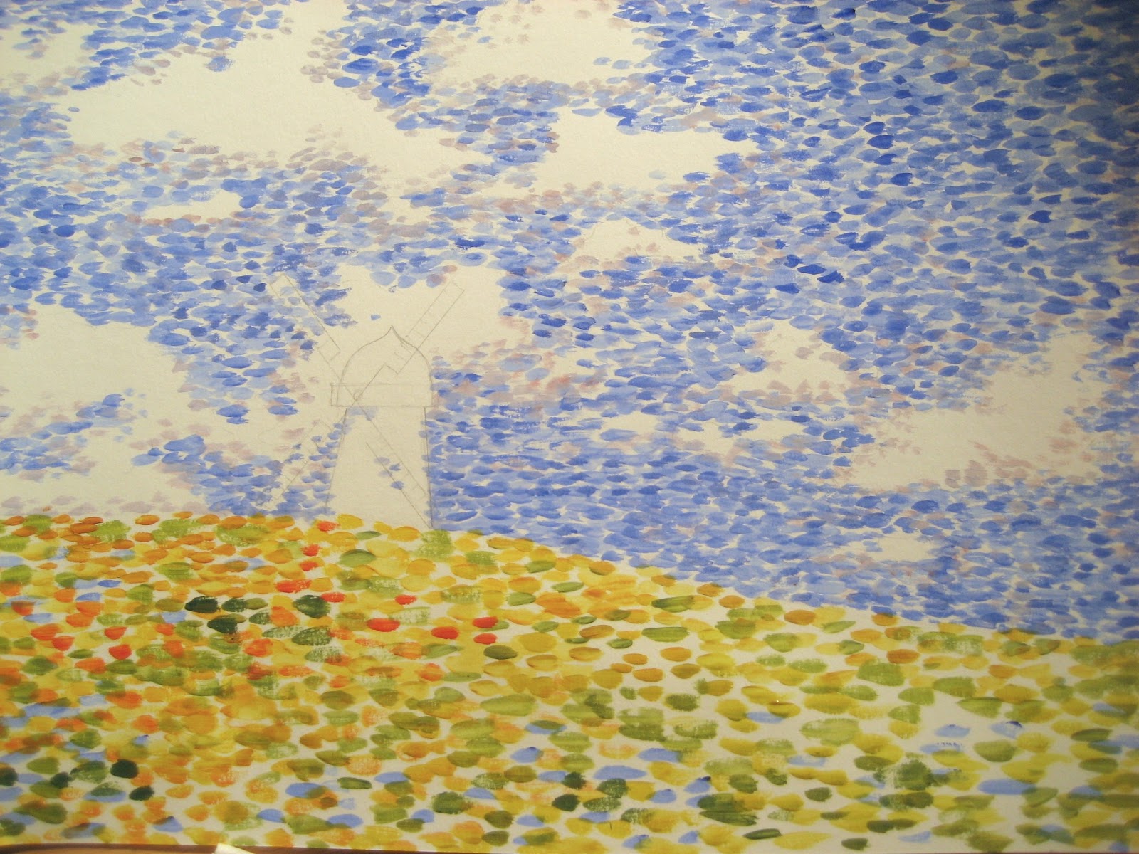 MY WORK and Play: Impressionist Style Painting Art2 - Step by Step