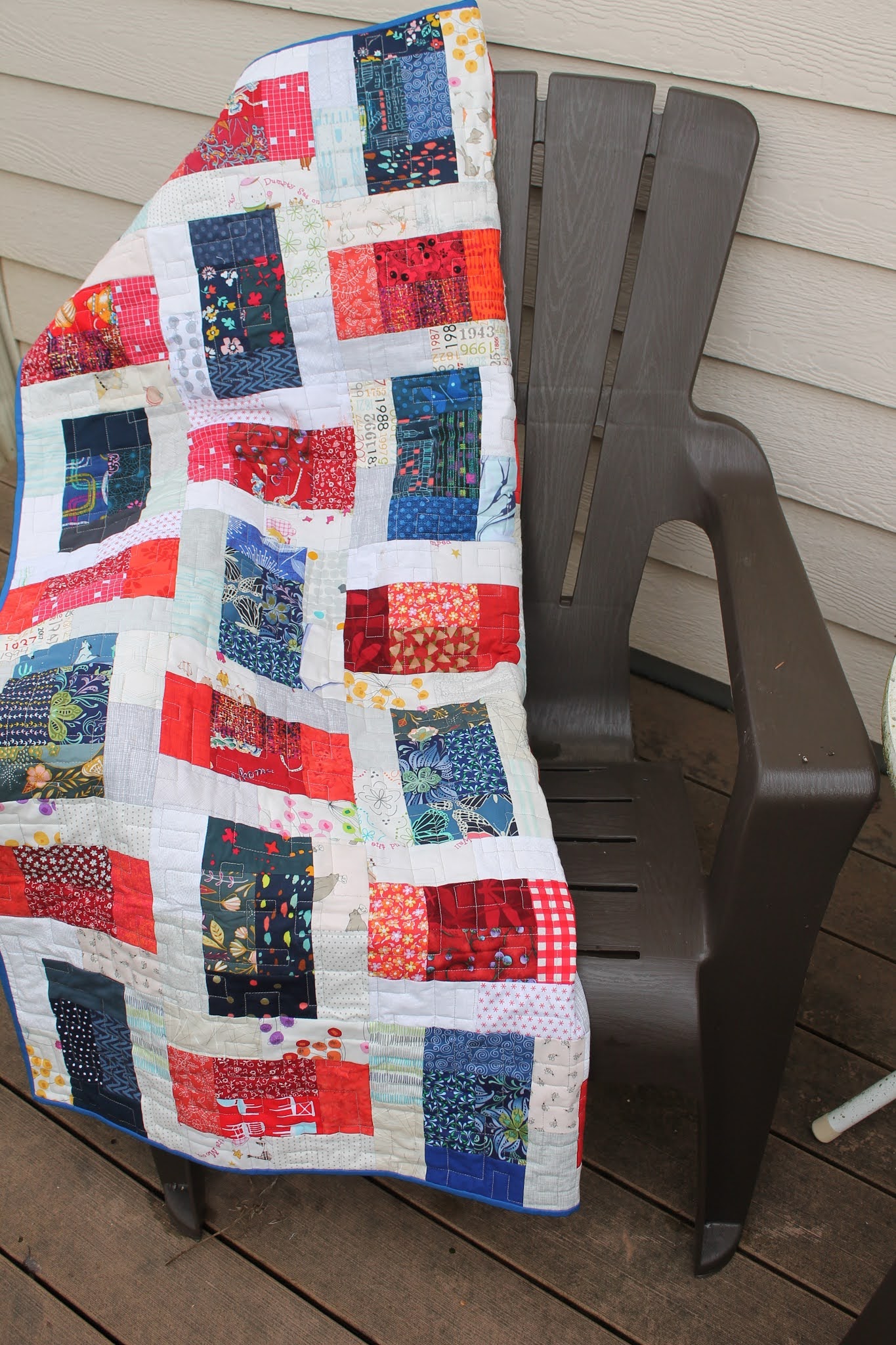 Quilting is more fun than Housework...: Another Chaser Block Finish