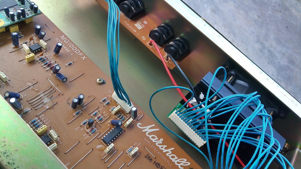CA Guitar Repair Blog: Marshall MG100HDFX Master Volume Pot Replacement