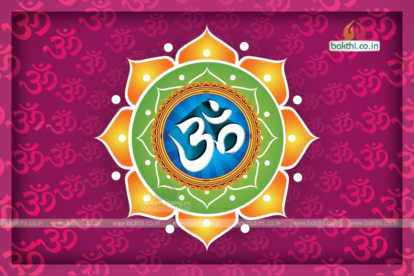 Holy Om symbol of Hinduism wallpaper | bakthi.co.in | Devotional