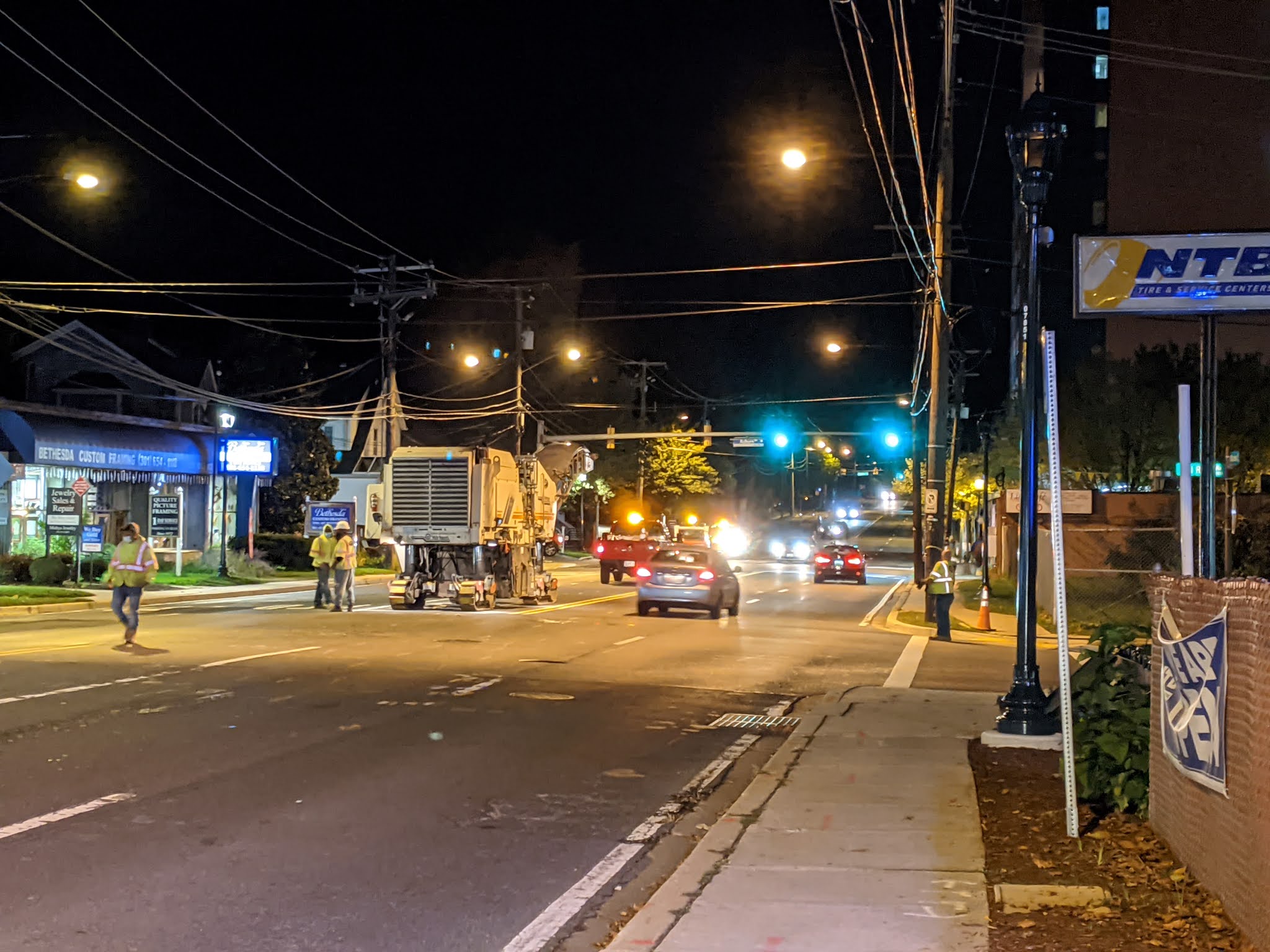 Robert Dyer @ Bethesda Row: Resurfacing on Old Georgetown Road in ...
