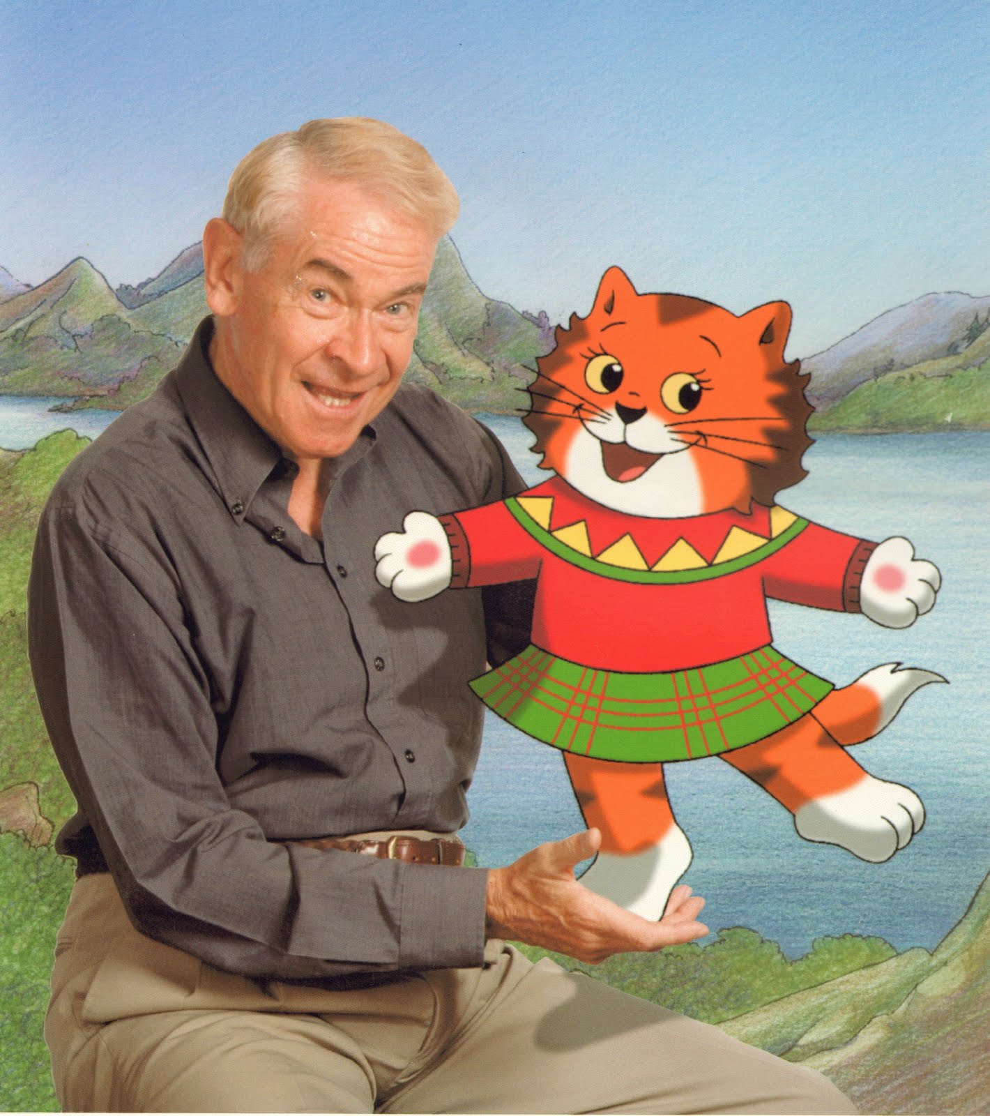 Robert Brown Animation: Stanley Baxter ~ Meeow!