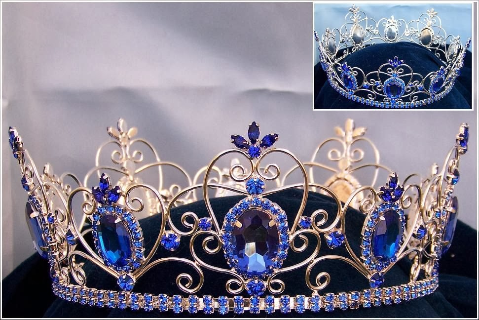 TOPTENFASHIONNEW: BLUE DIAMOND TIARA CROWN