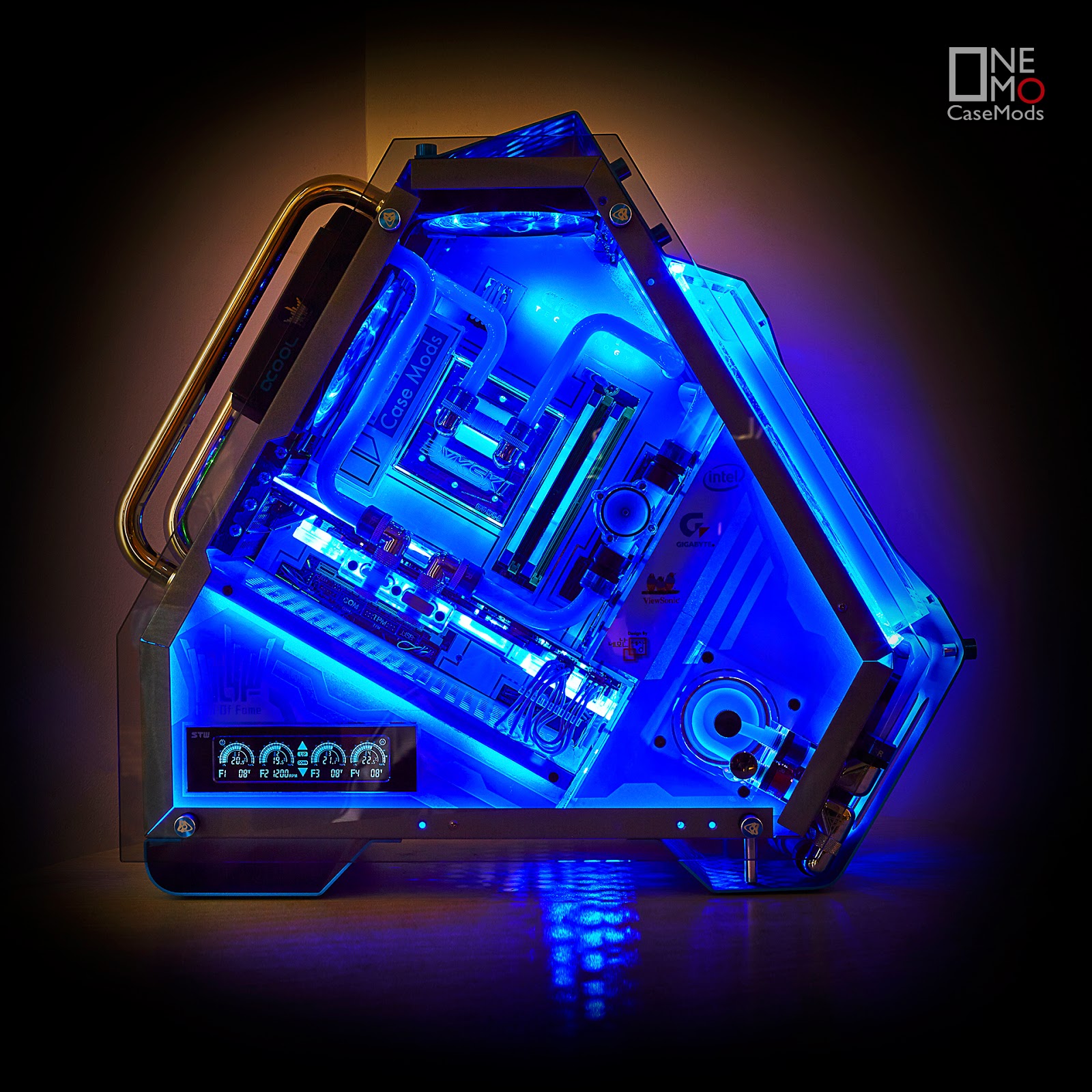 Ice Cube Computer Case Mod [아이스 큐브 커스텀 수냉 모드] 시스템 감상 사진 | 네모난 세상