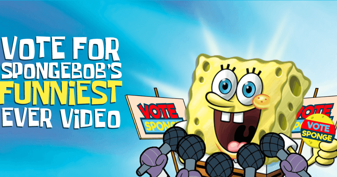 NickALive!: Vote For SpongeBob's Funniest Ever Video | Nicktoons UK ...