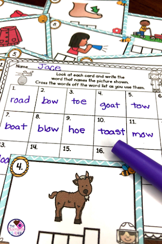 Practicing Phonics with Write the Room