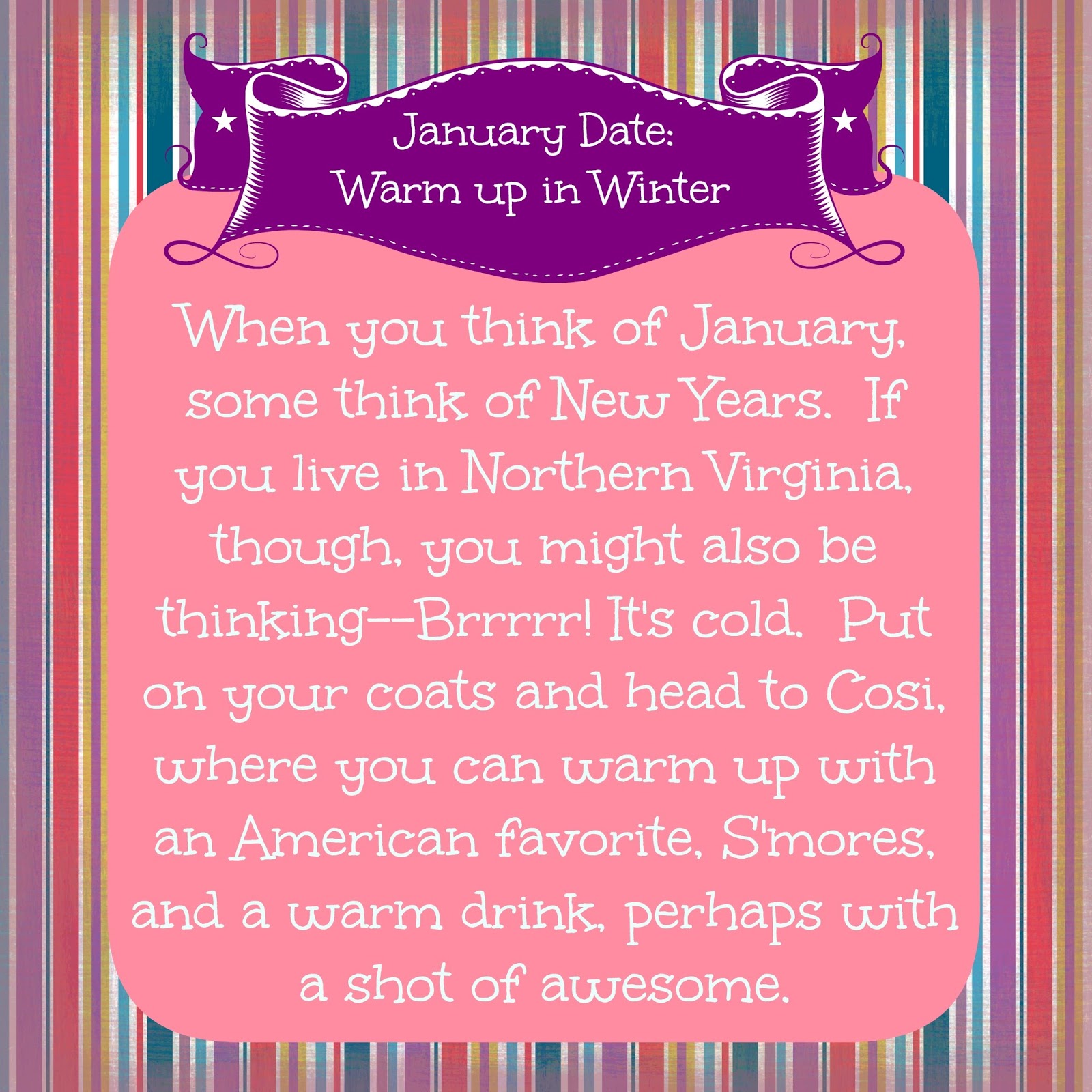 January Date: Warm-Up with some S'mores and Cocoa