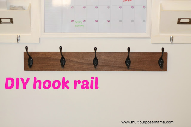 This Happy Life: DIY Wall Hook Rack