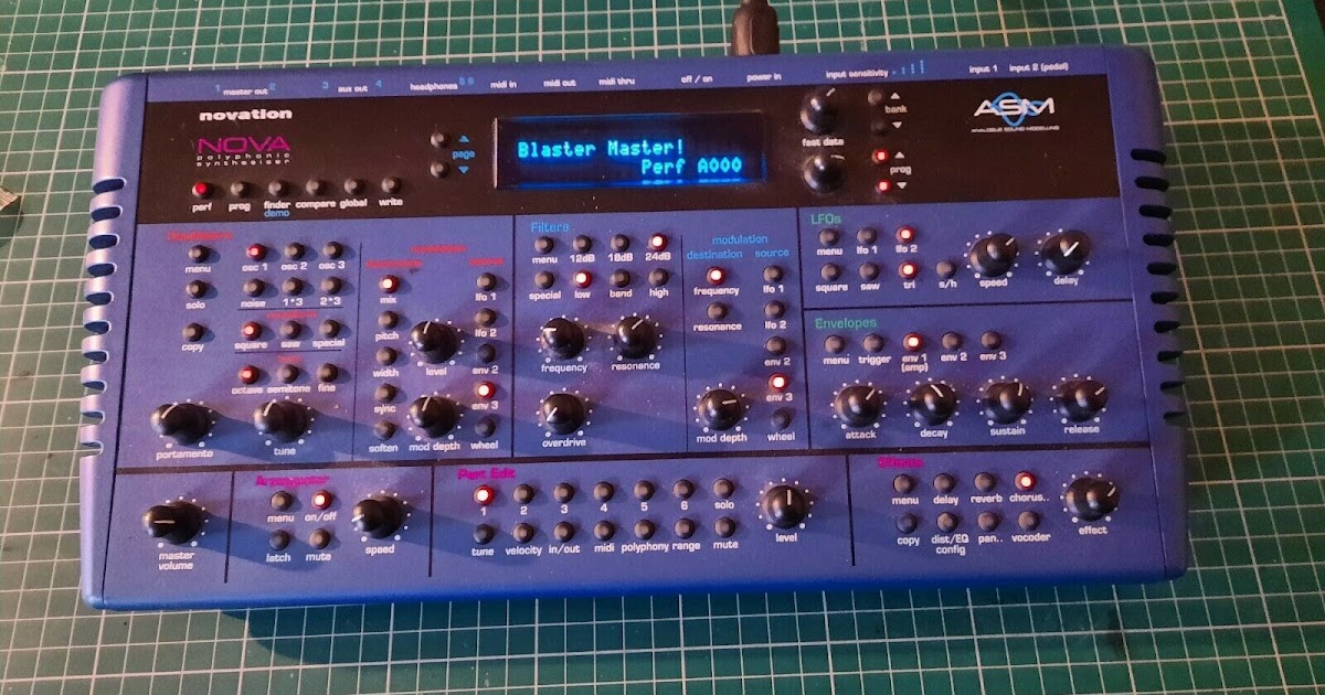 MATRIXSYNTH: Novation Nova Desktop synth.