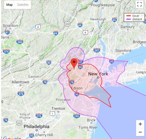 Graham Bell's Waves and Cycles: QSL WMTR Morristown NJ AM 1250