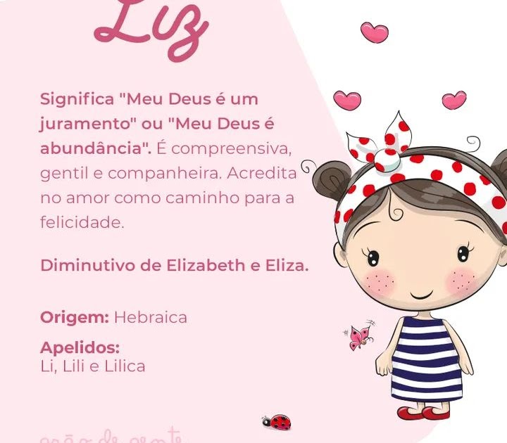 Casa da Aline: Significado nome Liz