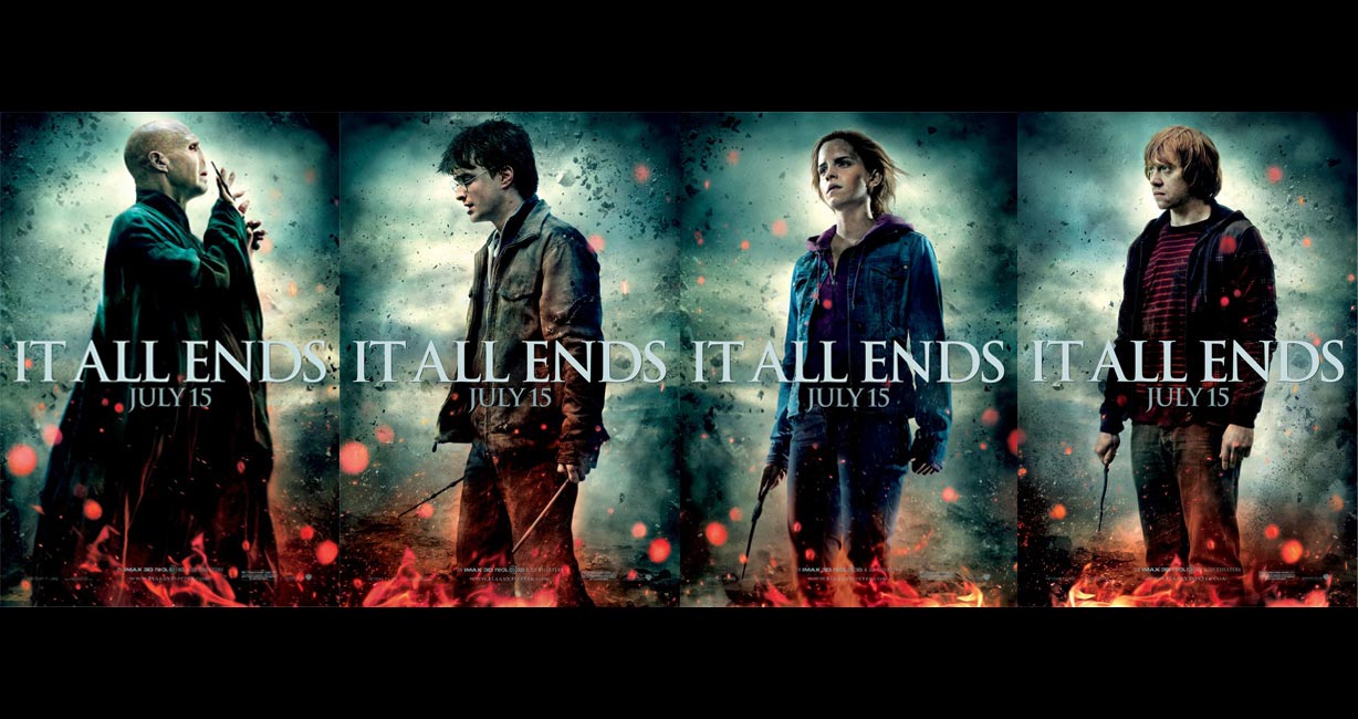 4 novos posteres de "Harry Potter 7 Parte 2" | LOUCOSPORFILMES.net