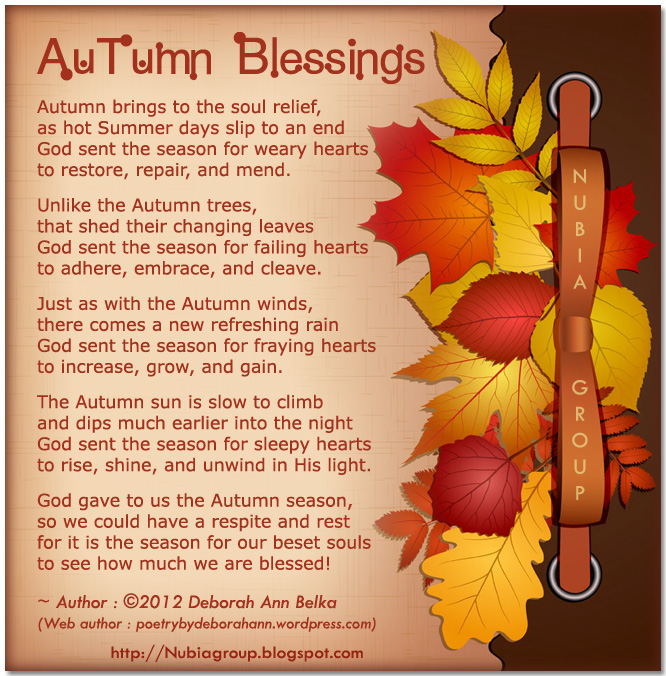 * Nubia_group Inspiration *: Autumn Blessings